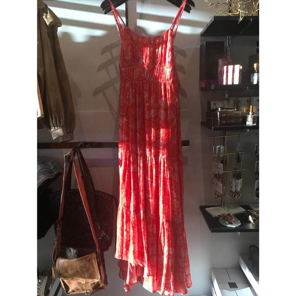 Ranna Gill | Dresses | New Ranna Gill Tangier Dahlia Maxi Dress In Red ...
